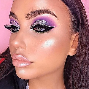 MAEPEOR Jam Purple Eyeshadow Palette 9 Colors Stunning Matte Glitter Eyeshadow Palette Longlasting Waterproof Shimmer Eye Shadow for Girls and Women (Set 3, Jam Purple)