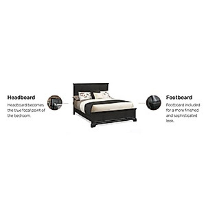 Homestyles Bedford Queen Bed, Black