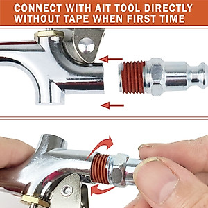 MELPRISU 17 Pieces Air Tool Kit 3/8" X 25ft PVC Air Compressor Hose Kit Air Compressor Accessories Kit