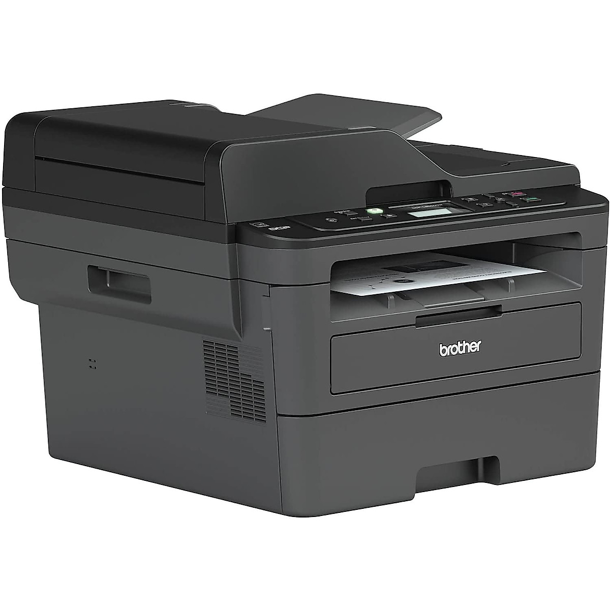 Brother DCP-L2550DW All-in-One Wireless Monochrome Laser Printer, Black - Print Scan Copy - 36 ppm, 2400 x 600 dpi, 128MB Memory, 50-Sheet ADF, Auto Duplex Printing, 250-Sheet (Renewed)