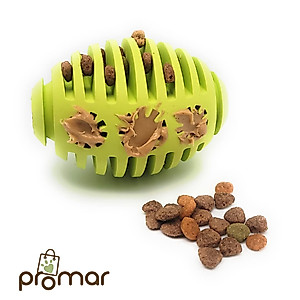 Promar Dog Chew Toys for Aggressive Chewer - Dog Ball Treat Dispenser Toys for Large Dogs and Medium Dogs Dog Puzzle Toys Dog Dental Toys Dog Slow Feeder Toy for Dog Interactive.