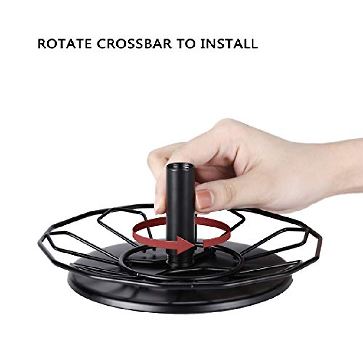 Flagship K cup Holder Carousel 3 Tier for Keurig Pod Holder Metal DIY Install Small for K-cup Storage Stand 21 K Pod Storage