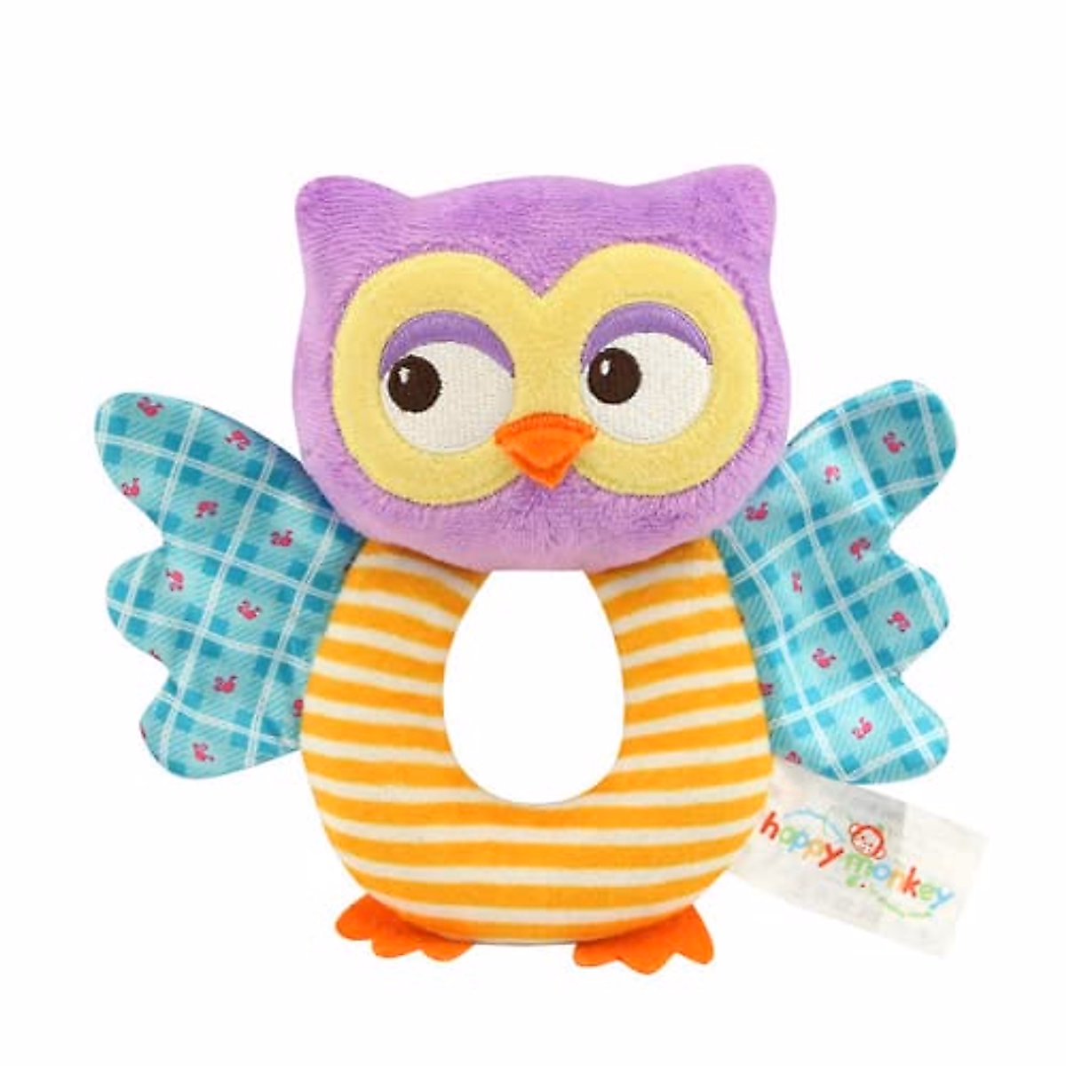 teytoy Owl Soft Rattle Toy for Over 0 Months