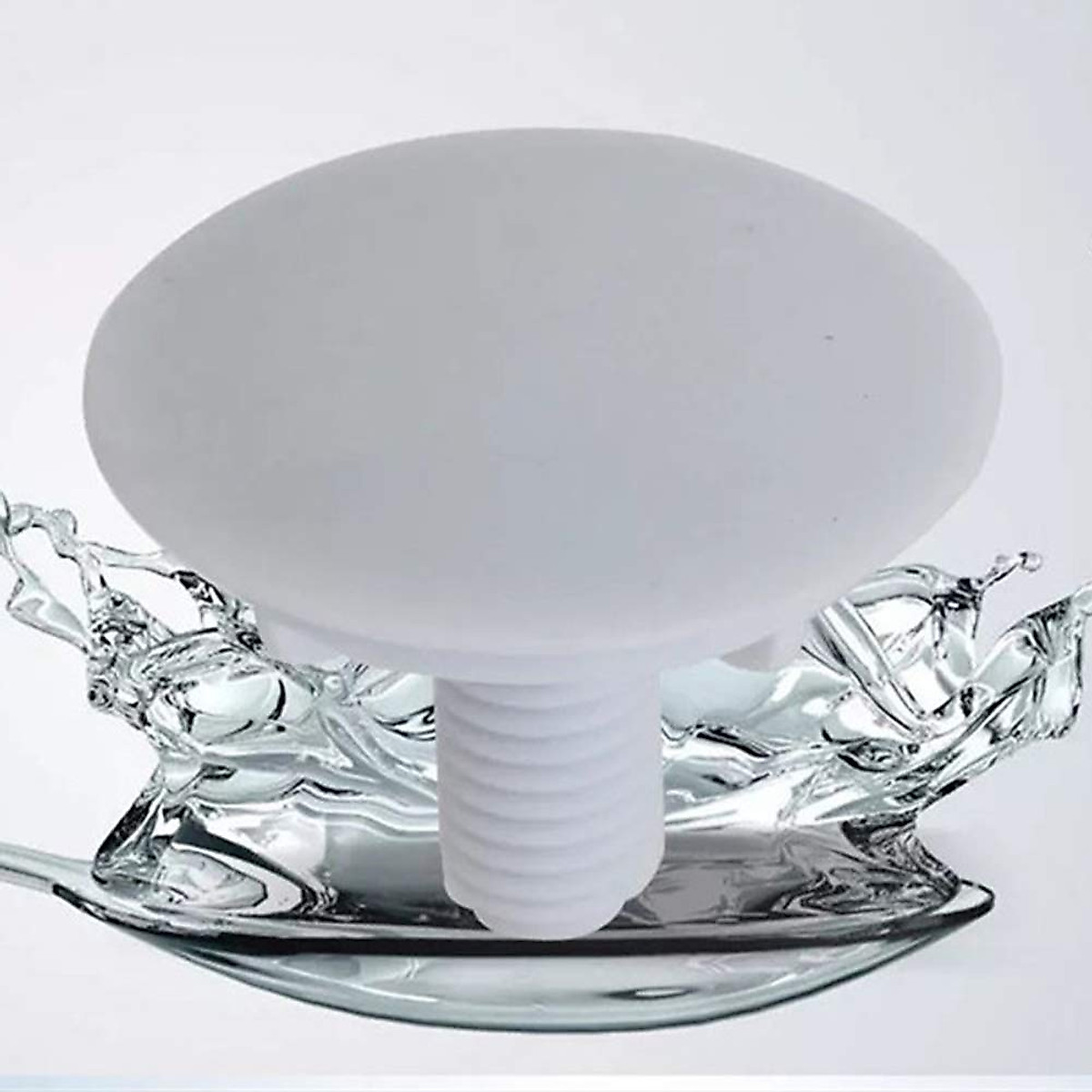 Cabilock Bathtub Accessories Plastic Kitchen Faucet Hole Dispenser Decorative Cover Kitchen Sink Tap Hole Plug (White) Tub Drain Stopper