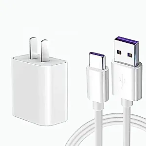 5V AC Power Adapter Charger and 5ft USB Charging Cord Cable Compatible with Vtech RM5754/HD/2HD, VTech RM5764/HD/2HD, VTech RM5864/HD/2HD, VTech RM7754/HD/2HD, VTech RM7764/HD/2HD Video Baby Monitor