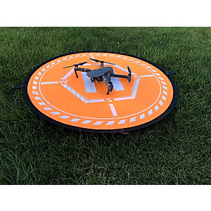 Fstop Labs 36 inch RC Drone Waterproof Collapsible Foldable Landing Pad for DJI Tello Mavic 2 Zoom Air Pro Platinum Phantom 3 4 Spark Accessories High Contrast