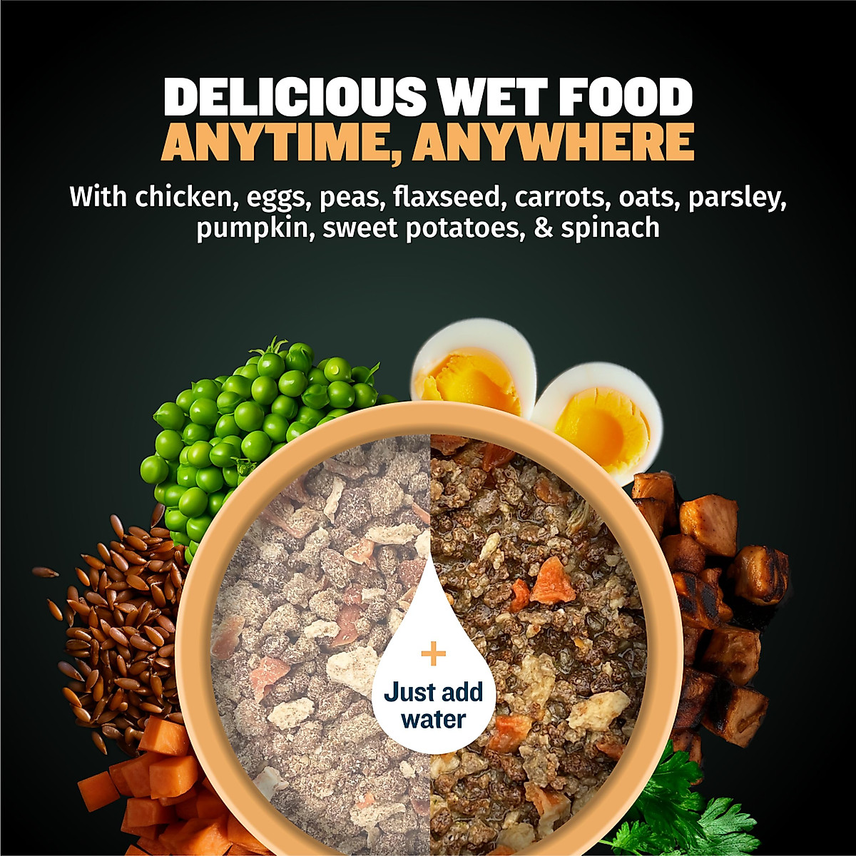 Bully Max Complete Puppy Nutrition Bundle - Dry Puppy Food (5lb Bag), Dehydrated Wet Dog Food (2lb Bag) & Chewable Vitamin (30 Tabs) for Small & Large Breed Puppies - for Growth, Health & Immunity