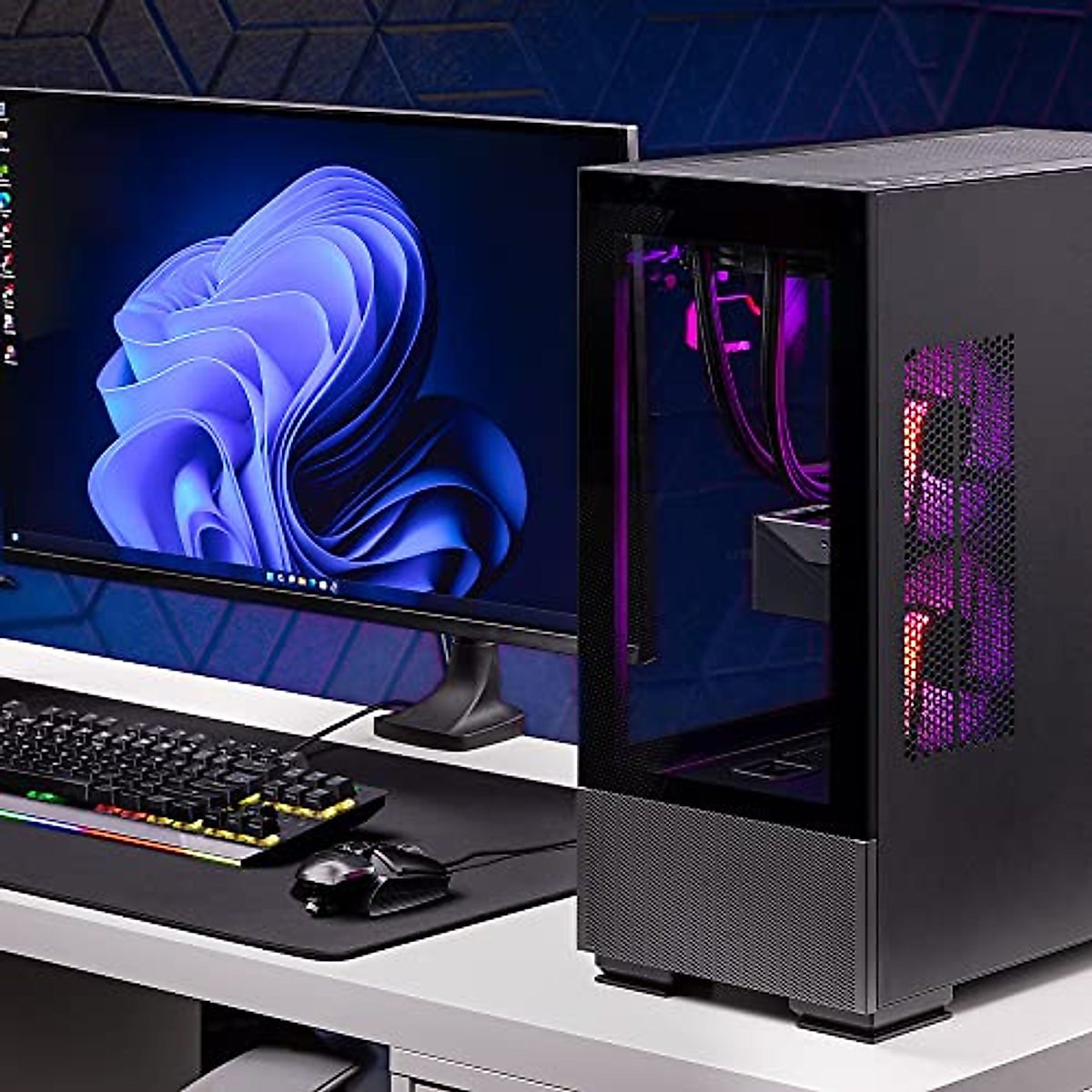 Skytech Gaming PC Desktop – Intel Core i7 12700F 2.1 GHz, NVIDIA RTX 4070 Ti, 1TB NVME SSD, 16GB DDR4 RAM 3200, 750W Gold PSU, 360mm AIO, 11AC Wi-Fi, Windows 11 Home 64-bit,Black