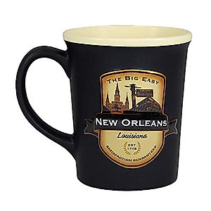 Americaware - City of New Orleans Souvenir Ceramic Coffee Mug/Cup - 18oz