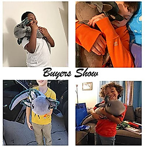 4Pound Axolotl Weigted Plush -Realistic, 26Inch Cute Grey AxOLOTL Plushie Large Weighted Stuffed Anmal Toy Christmas Birthday Gifts For Kids