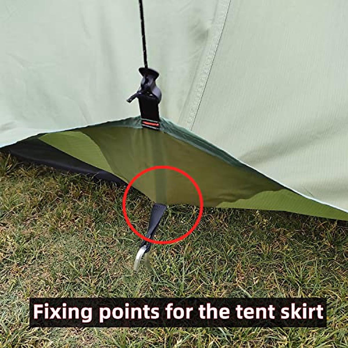 Longeek 2 Person Camping Tent 4 Seasons Backpacking Ultralight Easy Up Hot Teepee