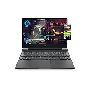 HP Victus 15 Gaming Laptop, NVIDIA GeForce RTX 3050 Ti, AMD Ryzen 5 5600H, 8 GB RAM, 512 GB SSD, Full HD IPS Display, Windows 11 Home, Backlit Keyboard, Enhanced Thermals (15-fb0020nr, 2022)