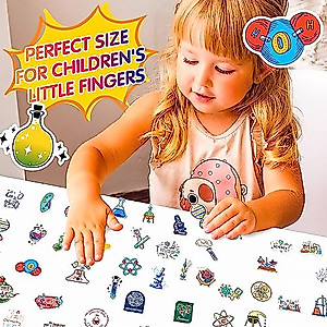 Science Stickers Pack for Kids Teens Students Teachers, 50 Pcs Natural Sciences Laboratory Stickers, Chemistry, High School Students Waterproof Vinyl Decals for Laptop Notebook Science classroom Decor