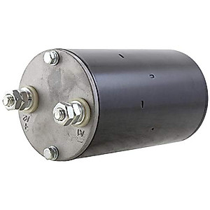 New Premium 12 Volt Snow Plow Motor Compatible with Fisher Homesteader & Western Suburbanite Snow Plow Applications 2 Post 3" Dia Replaces F-000-MM0-804 27753 74-35-10770 F000MM0804 56581 51055 10770