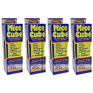 Mice Cube Reusable Humane Mouse Trap 4 Pack