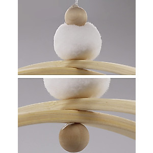 Lovely Wooden Mobiles for Baby Bead Bed Felt