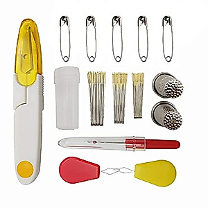 Peirich Embroidery Floss Cross Stitch Supplies, Friendship Bracelets String Kit Embroidery Floss Kit Cross Stitch Kits with Organizer Box Cross Stitch Tools - Gift for Halloween Christmas Birthday