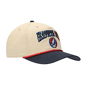 Bioworld Grateful Dead Logo Adult Tan Rope Snapback Hat