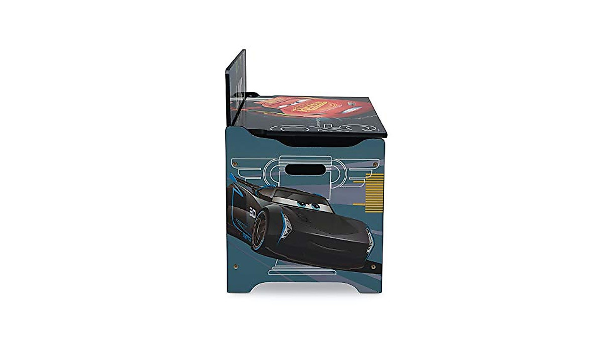 Delta Children Disney/Pixar Cars Toy Box - Safe & Durable Storage