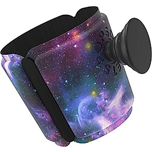 PopSockets PopThirst Cup Sleeve, Drink Holder, Koozie - Blue Nebula