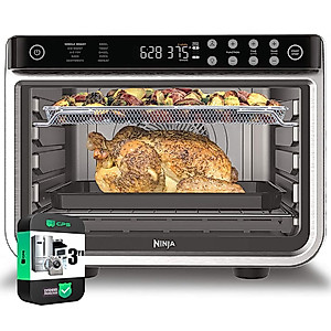 Ninja DT201 Foodi 10-in-1 XL Pro Air Fry (Renewed) Bundle with 3 YR CPS Enhanced Protection Pack