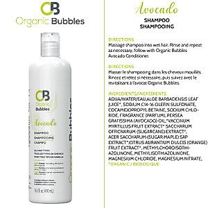 Organic Bubbles Avocado – Vegan and Made in Canada (Shampoo)