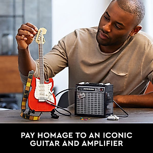 LEGO Ideas Fender Stratocaster 21329 Building Kit; Cool Gift Idea for Guitar Players and Music Lovers (1,074 Pieces)