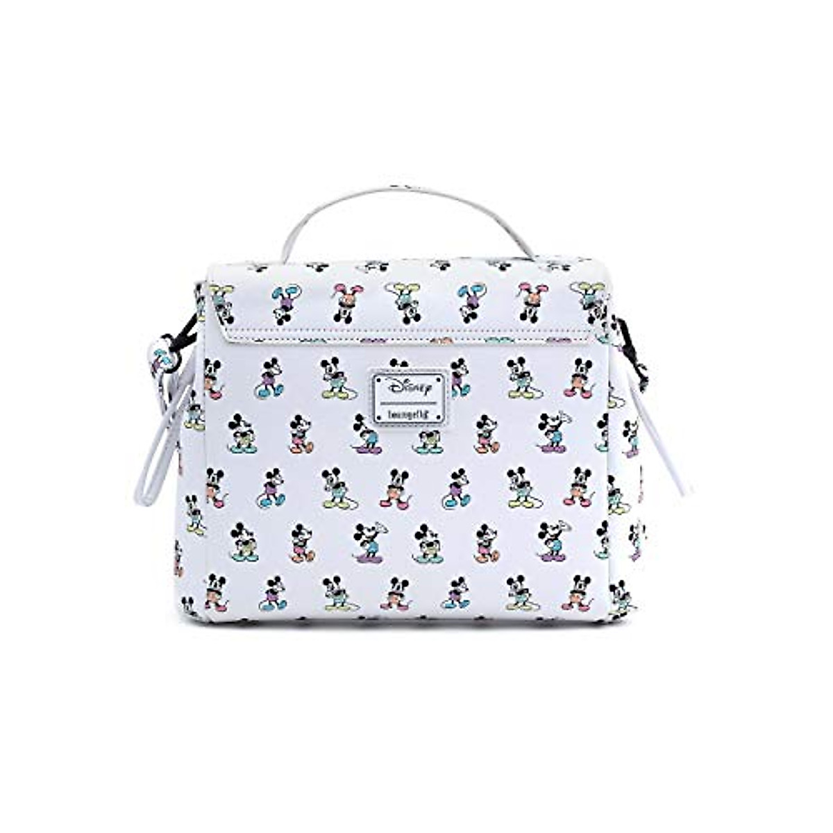 Loungefly Disney Mickey Mouse Pastel Poses Cross Body Bag
