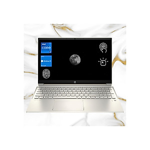 HP Pavilion 15t Laptop, 15.6" FHD Touchscreen, Intel Core i7-1355U Processor, 32GB RAM, 1TB SSD, Webcam, Backlit Keyboard, FP Reader, HDMI, Wi-Fi 6, Windows 11 Home, Warm Gold