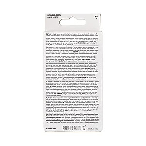 KISS Gel Fantasy Ready-to-Wear Press-On Gel Nails, “Ribbons”, Short, Pink, Nail Kit with 24 Mega Adhesive Tabs, Pink Gel Glue, Manicure Stick, Mini File, and 28 Fake Nails