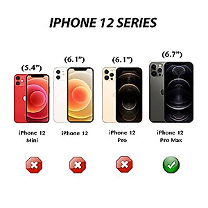 WallSkiN 2 Pack Replacement Belt Clip Holster for Apple iPhone 12 Pro Max OtterBox Defender Series Case | Clip for Belt Holder (Case Not Included)