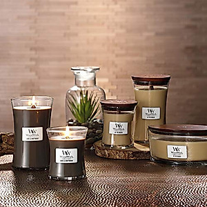 WoodWick Large Hourglass Scented Candle, Sand & Driftwood