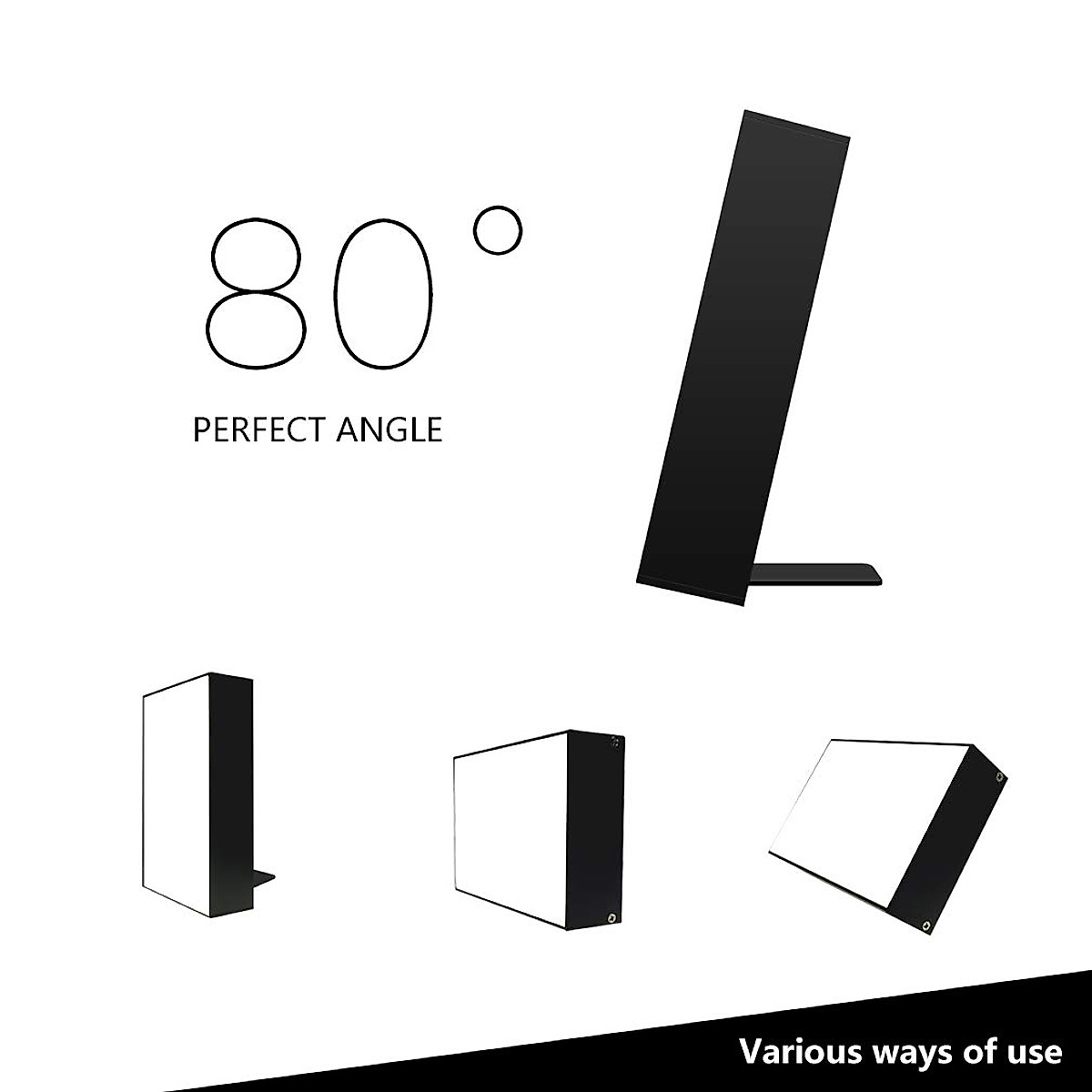 AMZCOOL 10,000 Lux Happy Energy Light Therapy Simulated Natural Sunlight Full Spectrum LED Lamp Light Box Portable Thin Border High Design Quality Aluminum Alloy Material