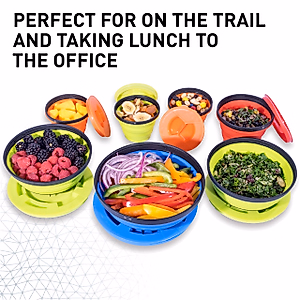 Sea to Summit X-Seal & Go Collapsible Food Storage Container, 2-Pack (S + L), Olive