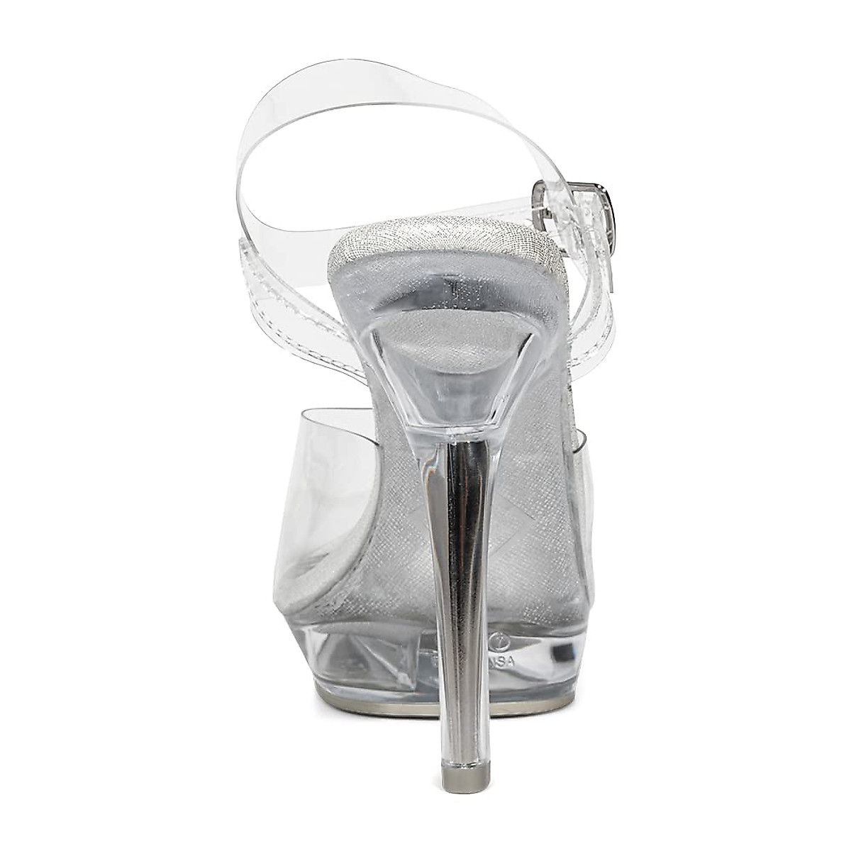 The Shoe Fairy Olympian Clear Bikini Fitness Competition Heel (us_footwear_size_system, adult, women, numeric, medium, numeric_6)