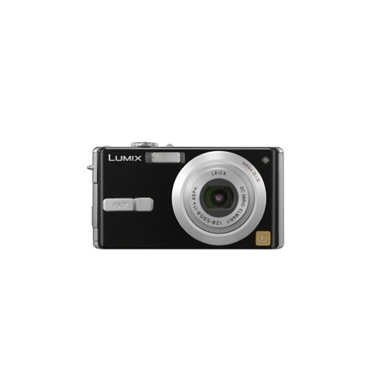 Panasonic Lumix DMC-FX7K 5MP Digital Camera with 3x Image Stabilized Optical Zoom (Black)