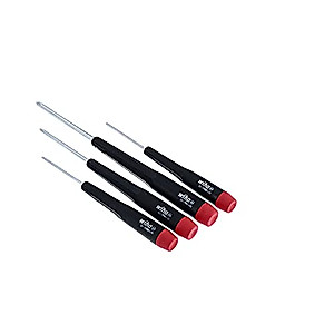 Wiha 26194 Screwdriver Set, Phillips With Precision Handles, 4 Piece