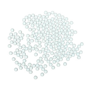 1 Pack Experimental Glass Beads Soda Lime Glass Beads Soda Glass Beads High Precision Glass Bead Round Clear Glass Ball Round Glass Beads High Precision Experimental Supply Mix Set