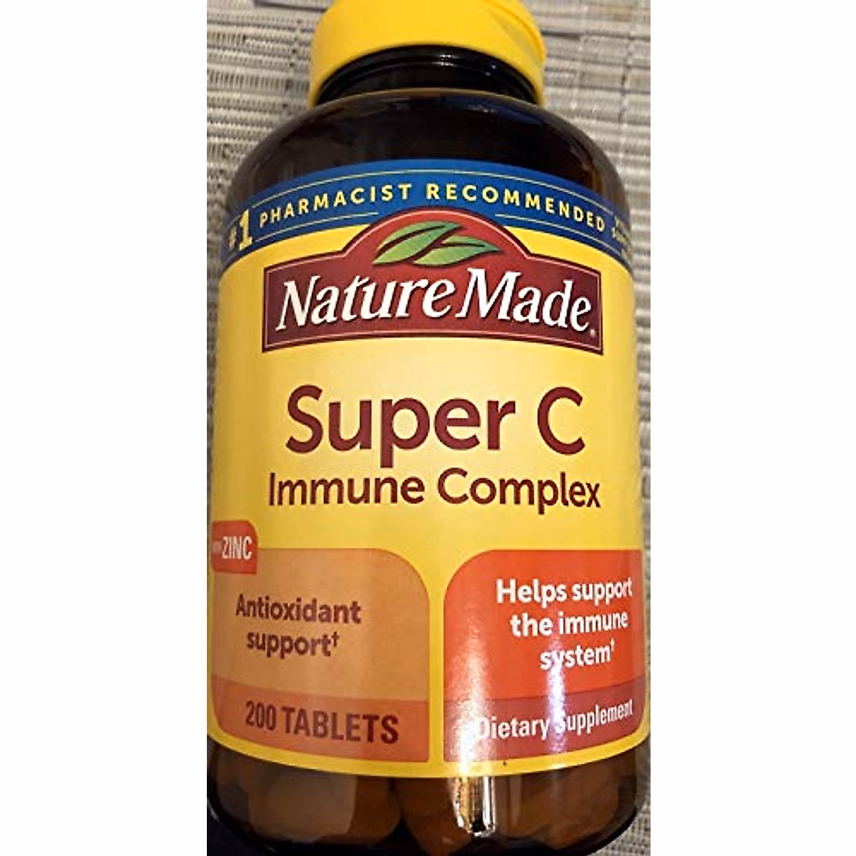 Nature Made Super C Immune Complex 900 mg 200 Tablets