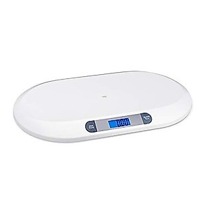 Smart Weigh Comfort Baby Scale, 44 Pound Capacity, 3 Weighing Modes, Accurate Digital Scale for Infants, Toddlers, and Babies