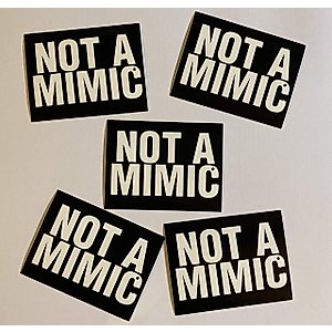 Not a Mimic Stickers - Roleplaying Games RPG