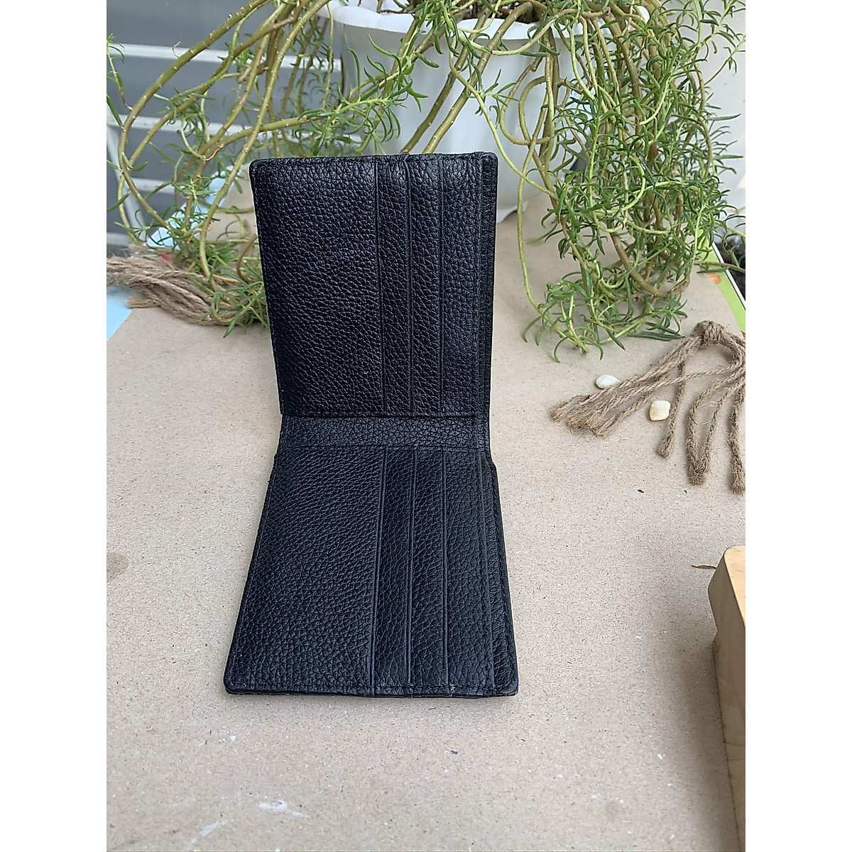 Genuine Original Crocodile Alligator Leather Skin Bifold Wallet for Men