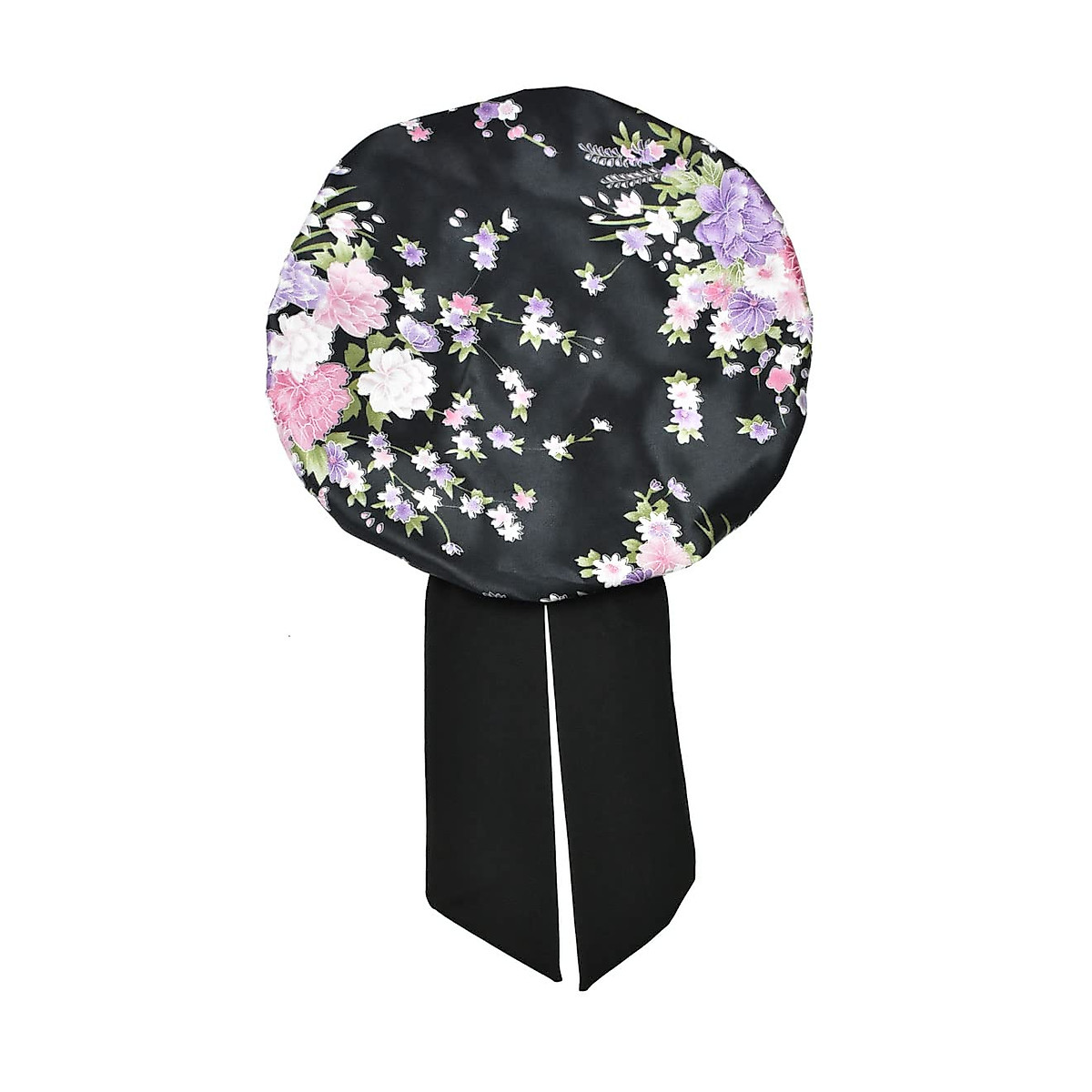 Silk Bonnet Satin Bonnet for Sleeping Curly Hair Cover Sleep Cap Silk Night Caps for Women Large Silk Sleep Bonnet with Tie