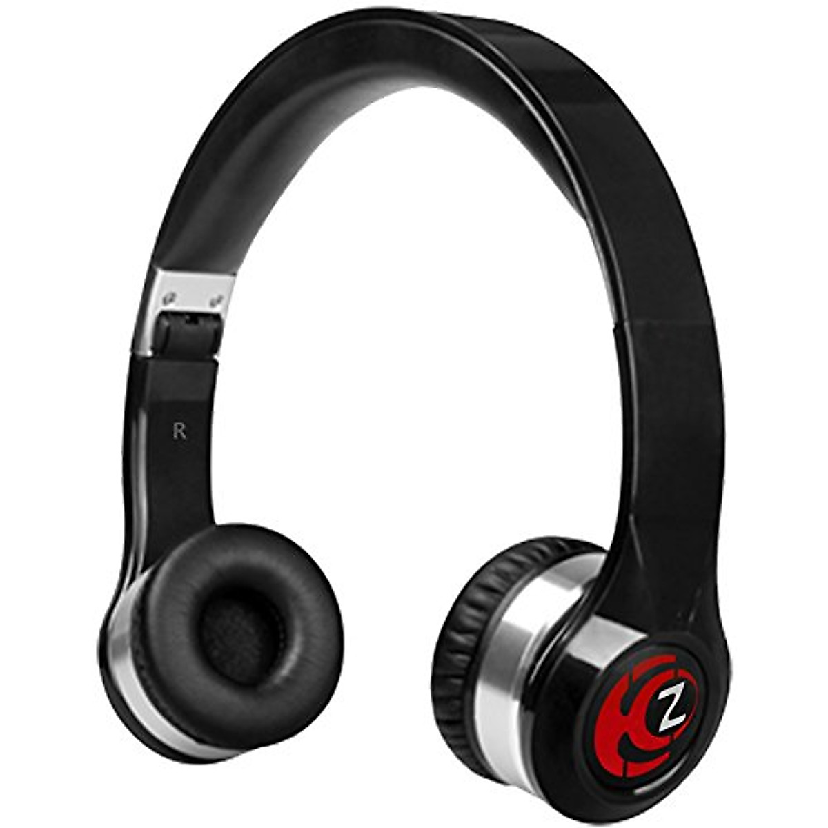 Krankz Classic Bluetooth Headphones Wireless Headphones On-Ear with Microphone, 45 Hours of Playtime for Fitness, Workout, Travel, Work Headphones. Black