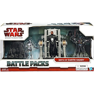 Star Wars Legacy Collection Battle Packs: Birth of Darth Vader 3.75 Inch Action Figure Set