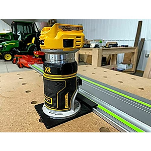 ToolCurve's Guide Rail Adapter Compatible with Dewalt Router - Made in USA