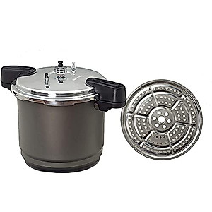 Granite Ware F0732-2 Pressure Canner and Cooker/Steamer, 12-Quart, Black by Granite Ware