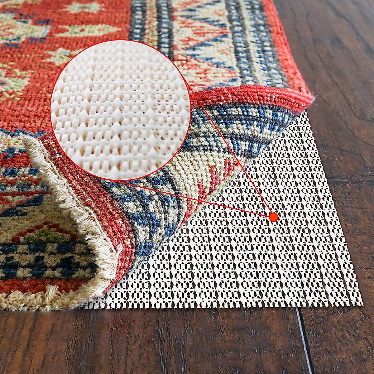 9x12 Non-Slip Area Rug Pad Gripper for Any Hard Surface Floors Keep Your Rugs Safe and in Place