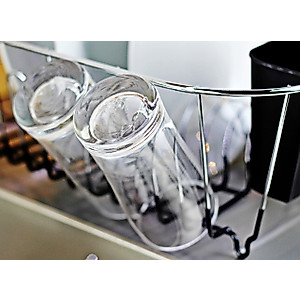 Neat-O Deluxe Chrome-Plated Steel Small Dish Drainers (Black)