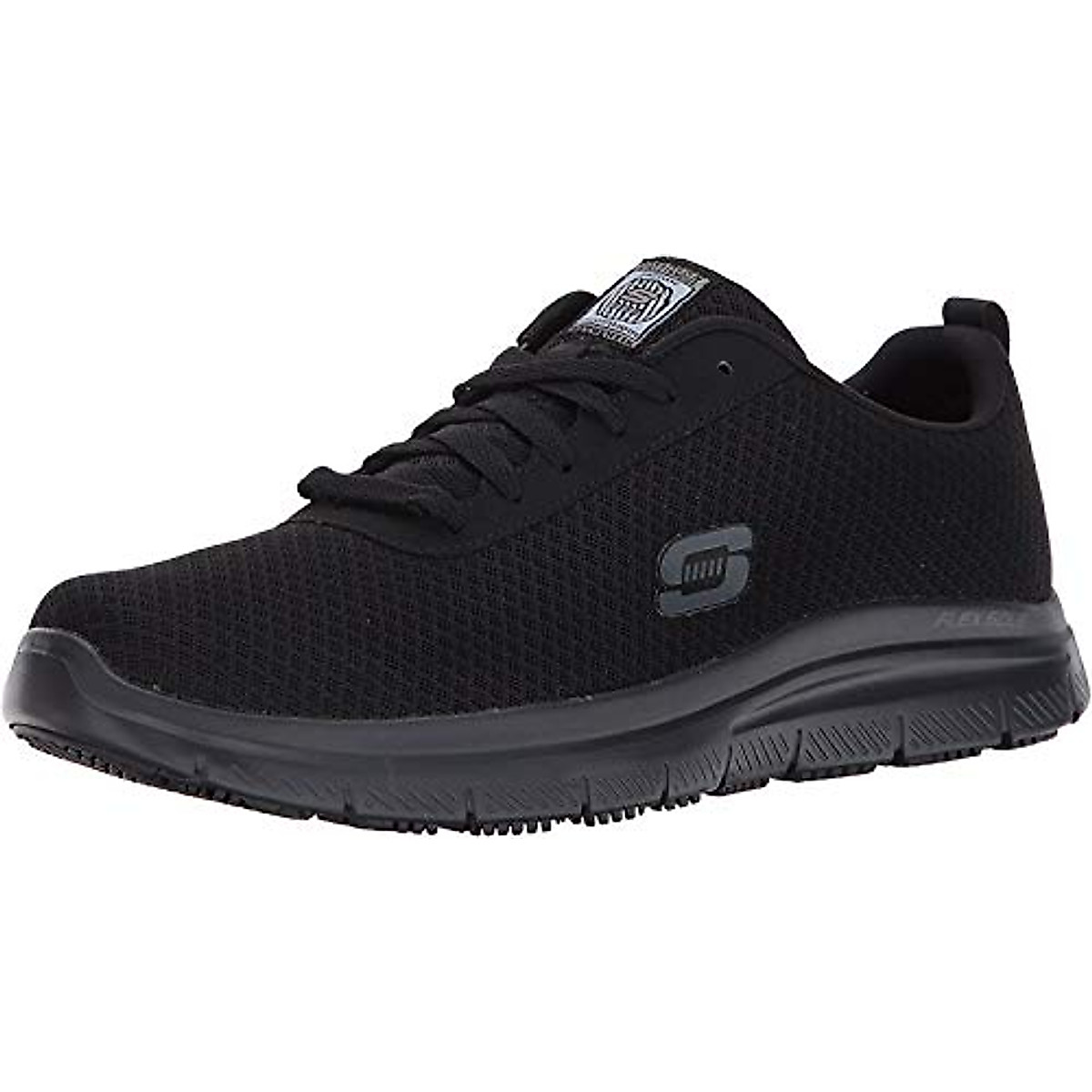 Skechers Men's Flex Advantage Bendon Work Shoe, Black, 11 Wide